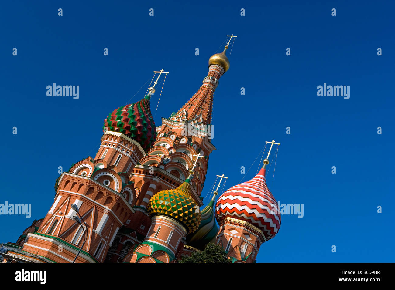Russia, Moscow. Red Square. Basilius Cathedral Stock Photo - Alamy