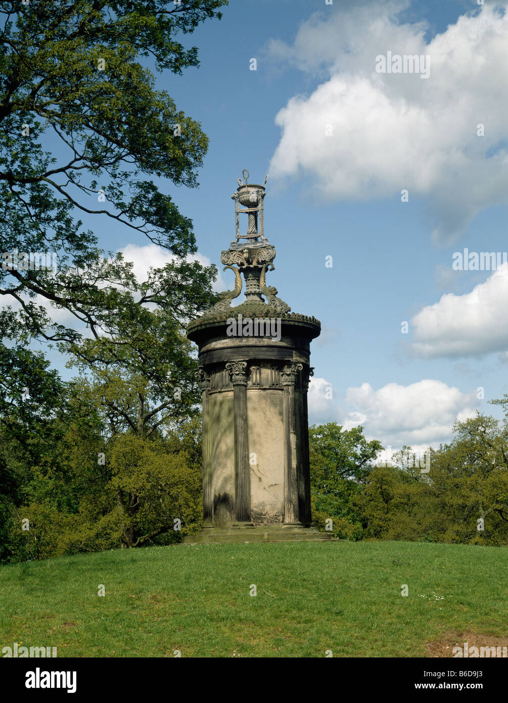 Lanthorn Of Demosthenes Shugborough Stock Photo - Alamy