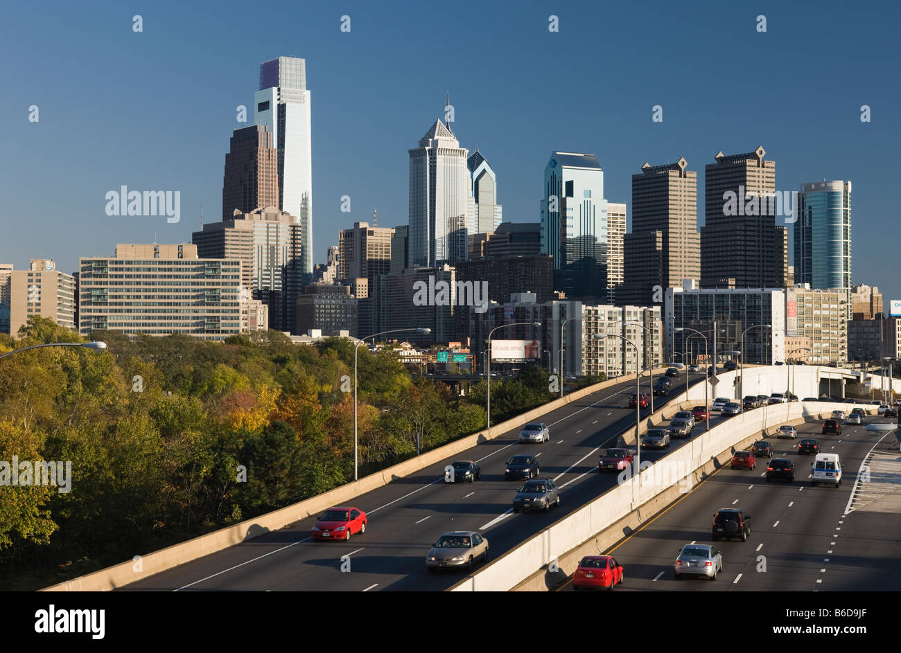 2013 HISTORICAL INTERSTATE 76 SCHUYLKILL EXPRESSWAY DOWNTOWN SKYLINE ...