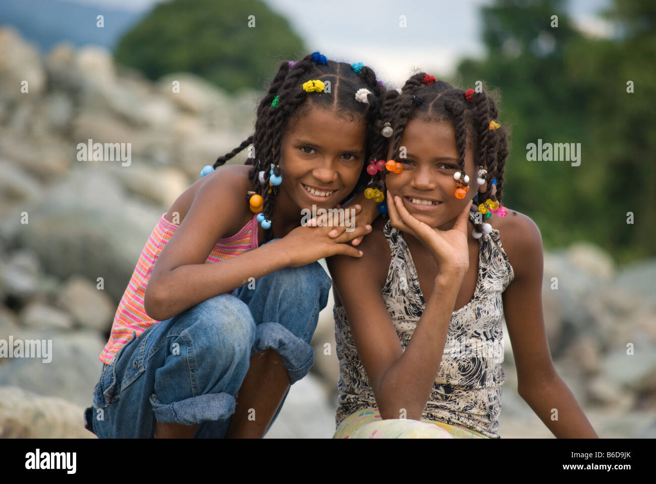 Happy Black Poor People