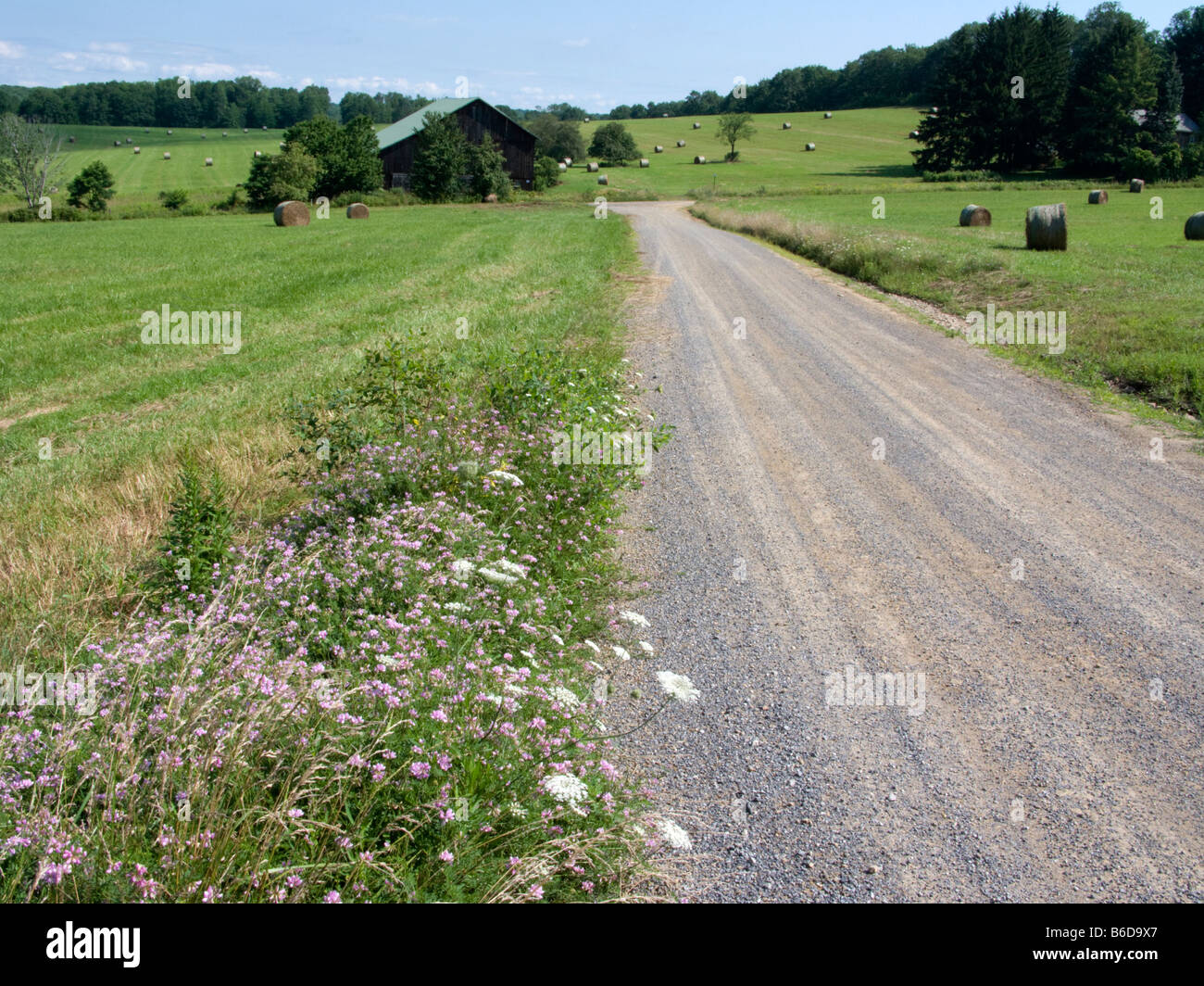 Pennsylvania rural road hi-res stock photography and images - Alamy