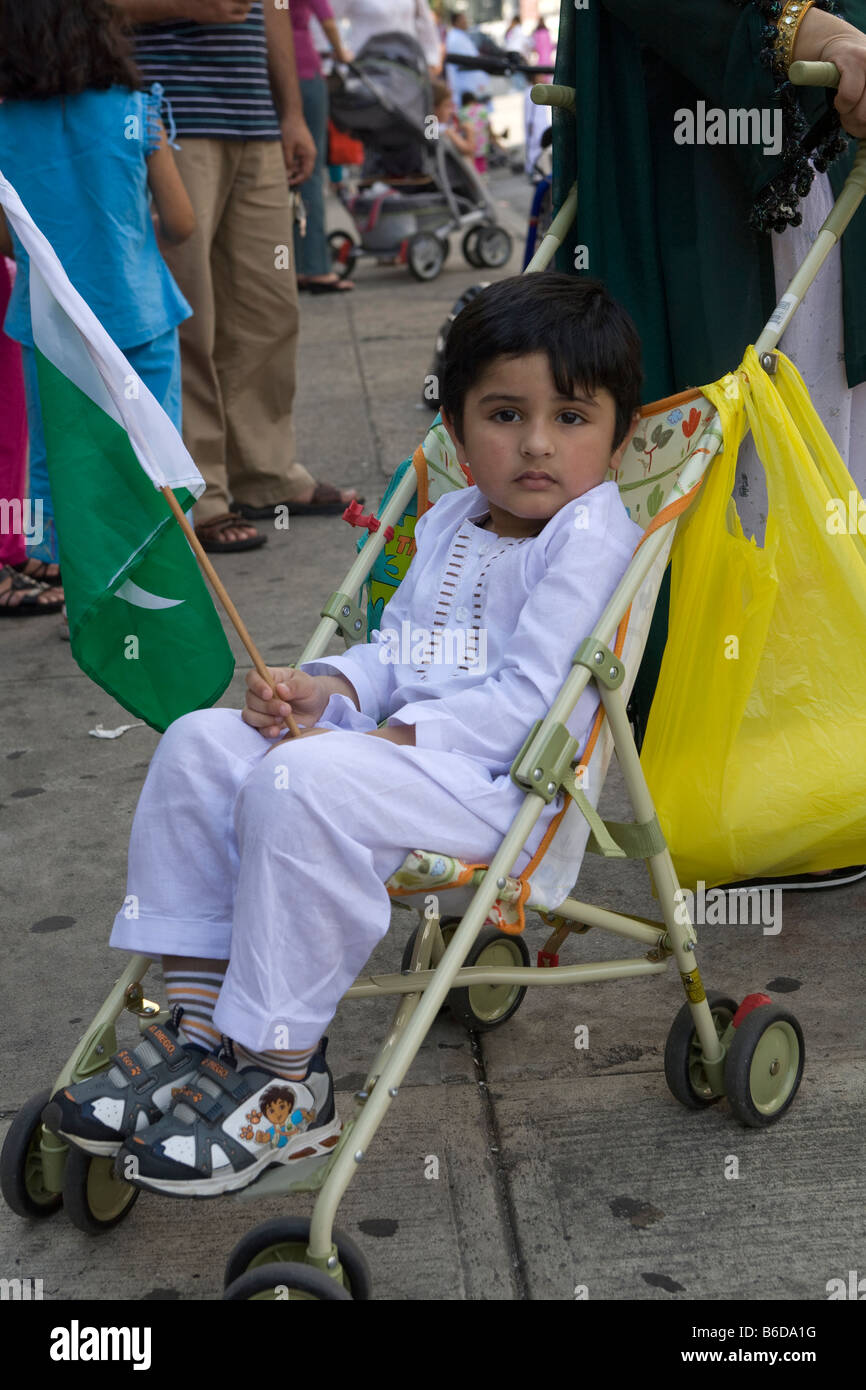 Pakistani neighborhood on Coney Island Avenue in Brooklyn NY during the ...