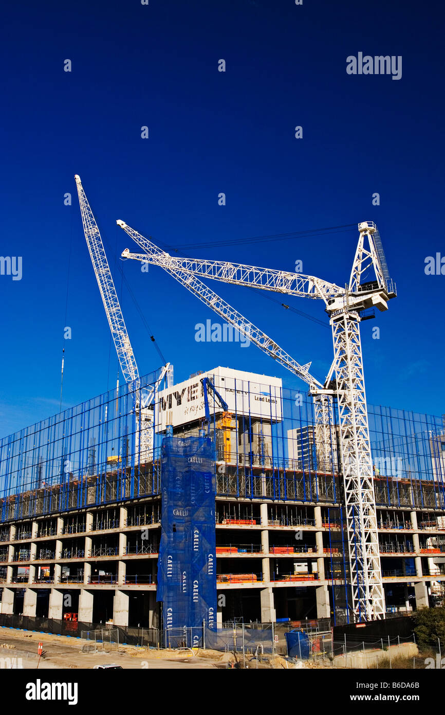Construction / A building development is under construction in ...