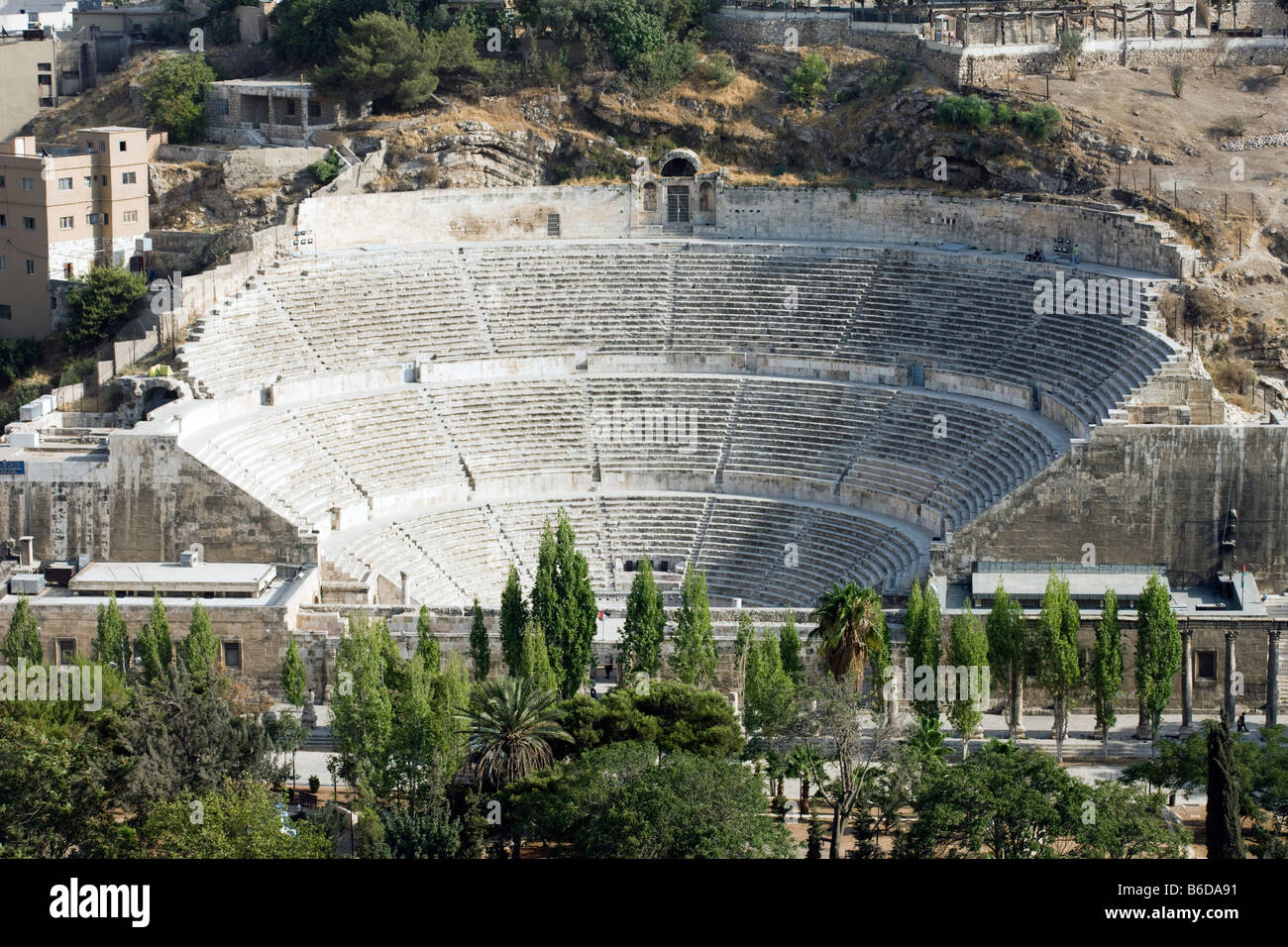 Roman amphitheatre amman hi-res stock photography and images - Alamy