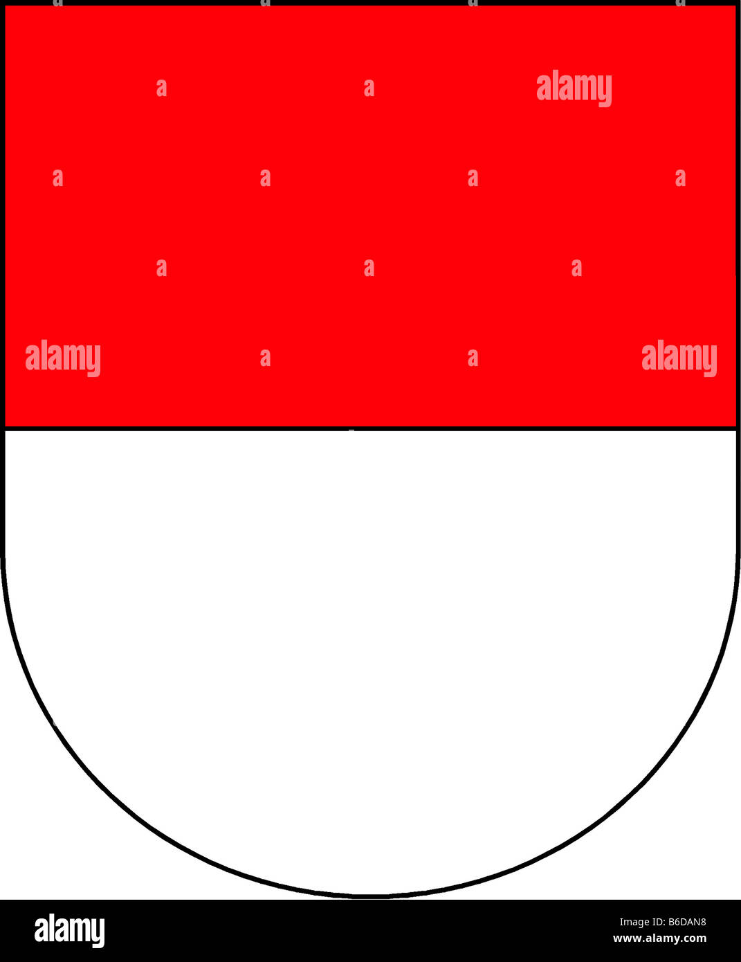 illustration flag of canton of solothurn switzerland Stock Photo - Alamy
