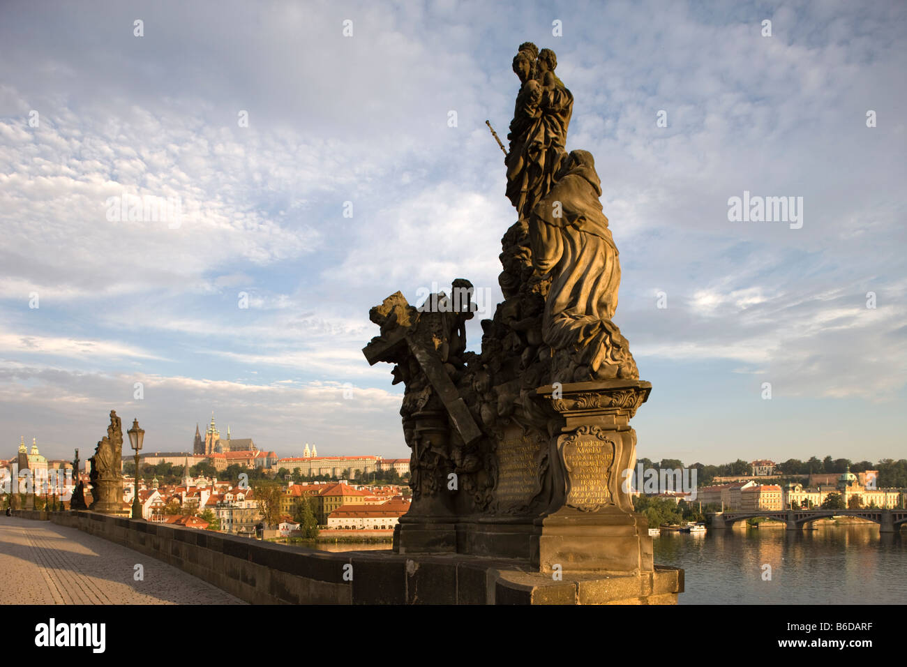 Charles bridge baroque statues hi-res stock photography and images - Alamy