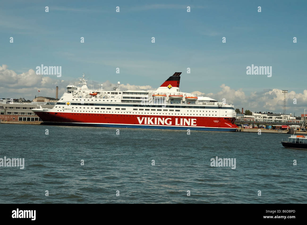 Big ferry Viking Line Seaport of Helsinki Finland Stock Photo - Alamy
