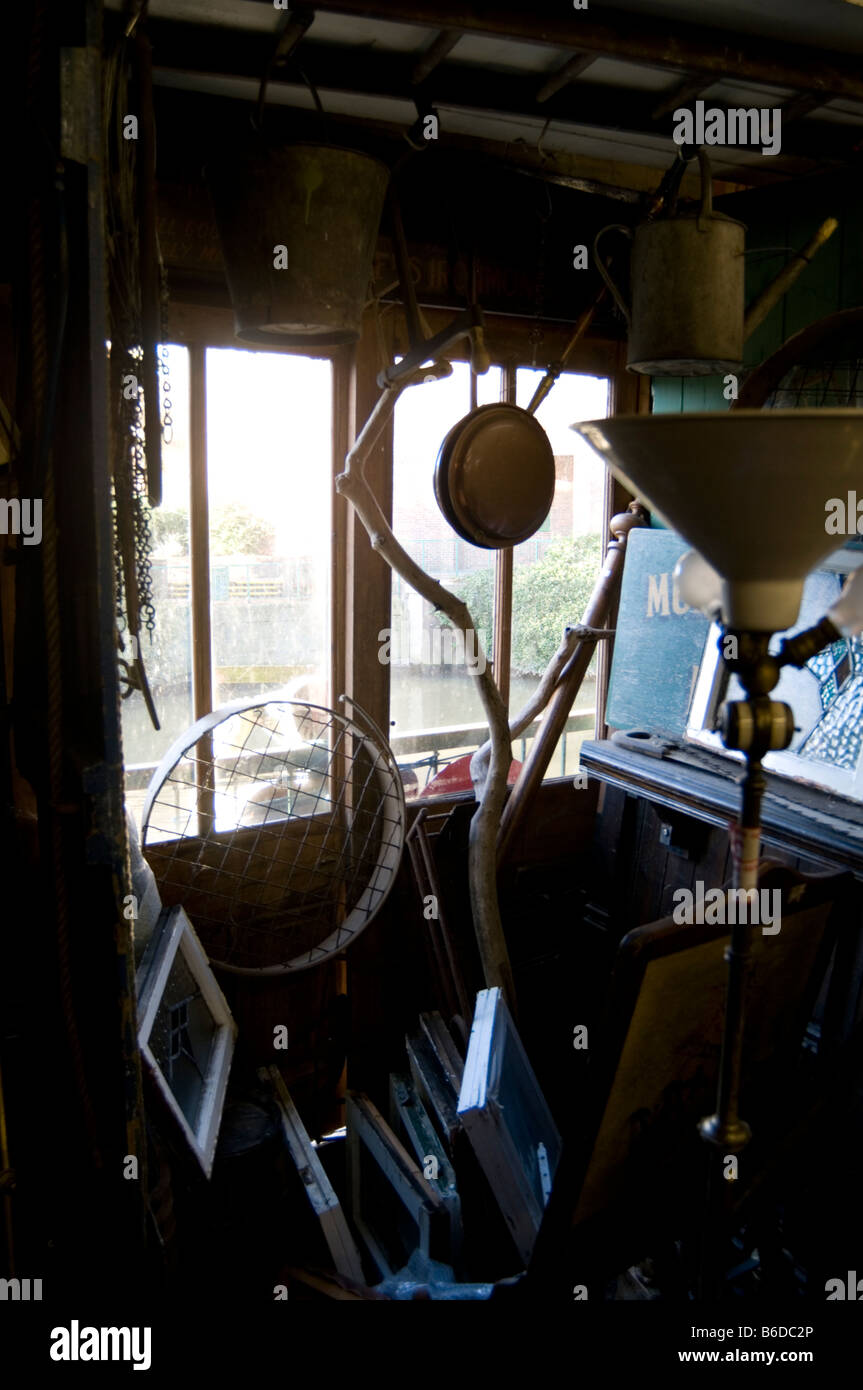 junk shop antique retail rubbish crap old fashioned furniture classical ...