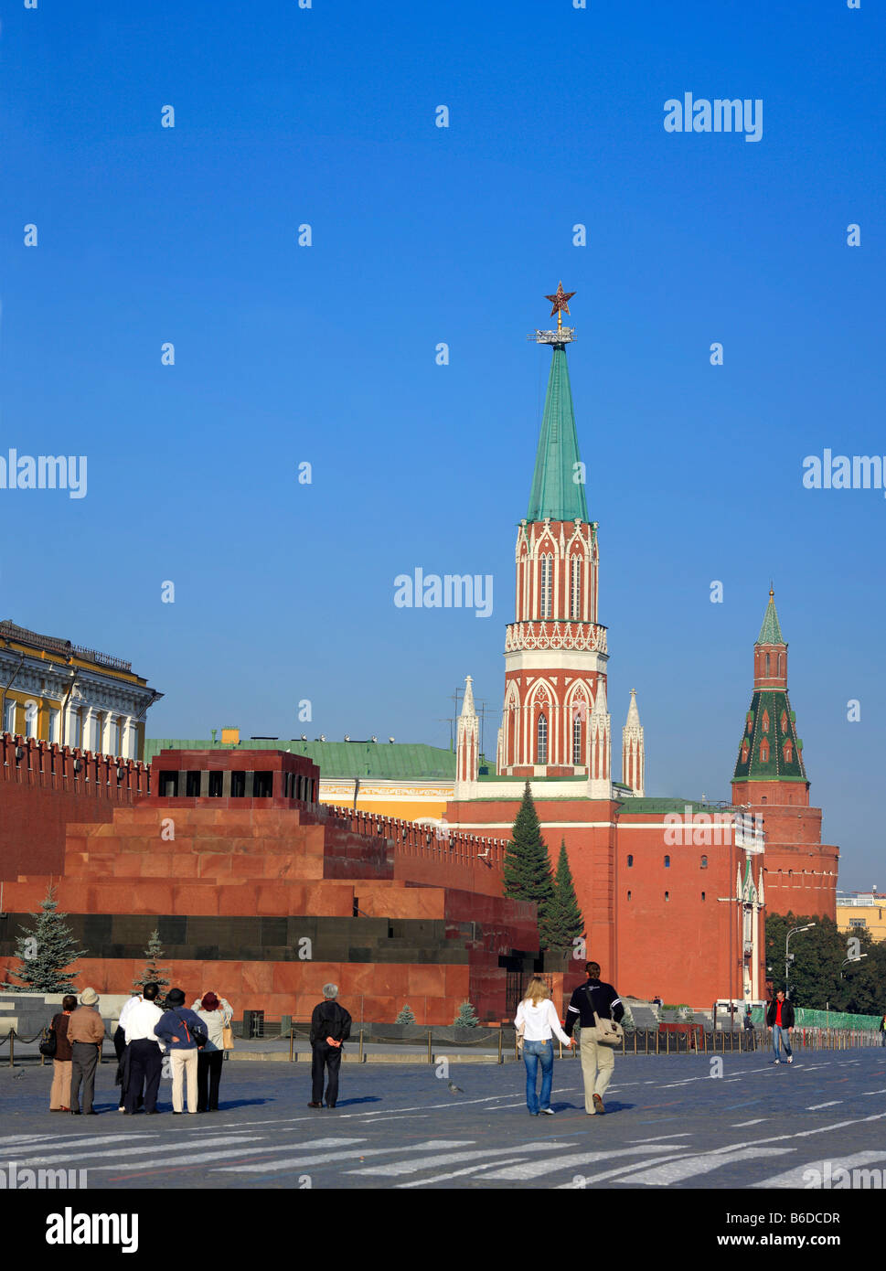 Lenin's tomb Red square Moscow Russia Stock Photo - Alamy