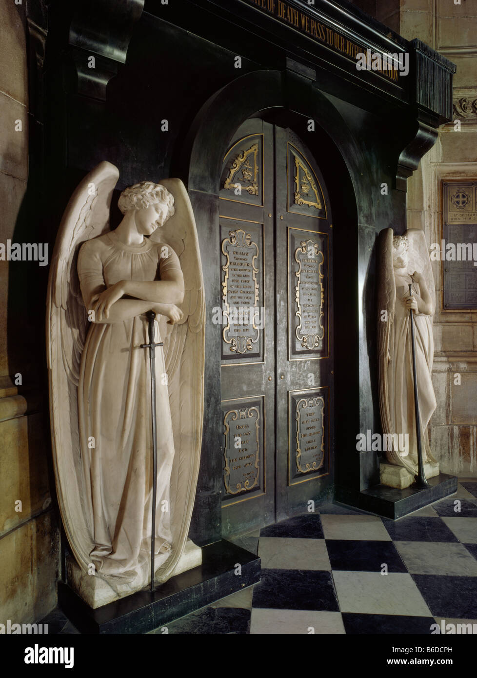 Melbourne Monument, Saint Paul's Stock Photo - Alamy