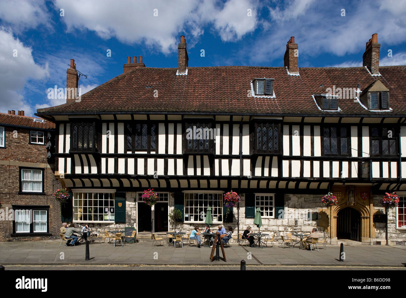 York College Street timber framed buildings North Yorkshire UK Great ...