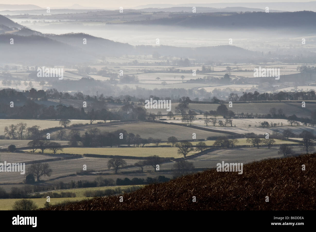 Misty hill hi-res stock photography and images - Alamy