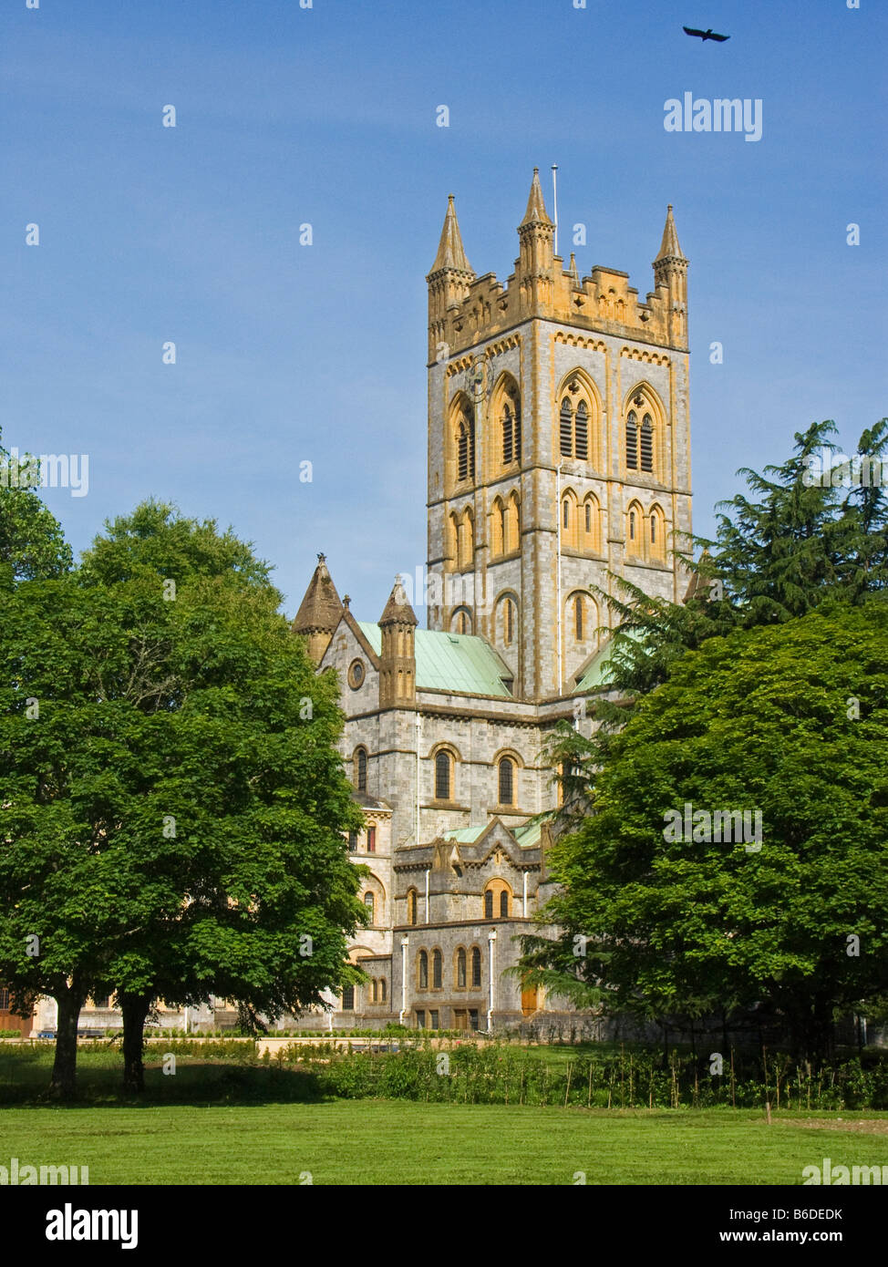 Benedictine Monastery Church Of Buckfast Abbey High Resolution Stock ...
