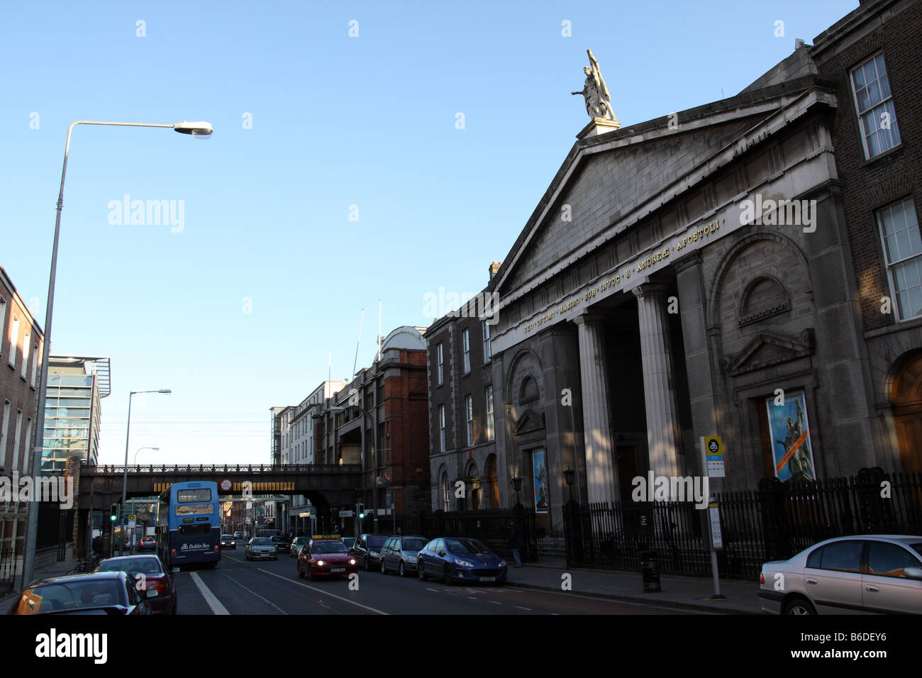 The parish church on Pearse Street in the city of Dublin in the ...
