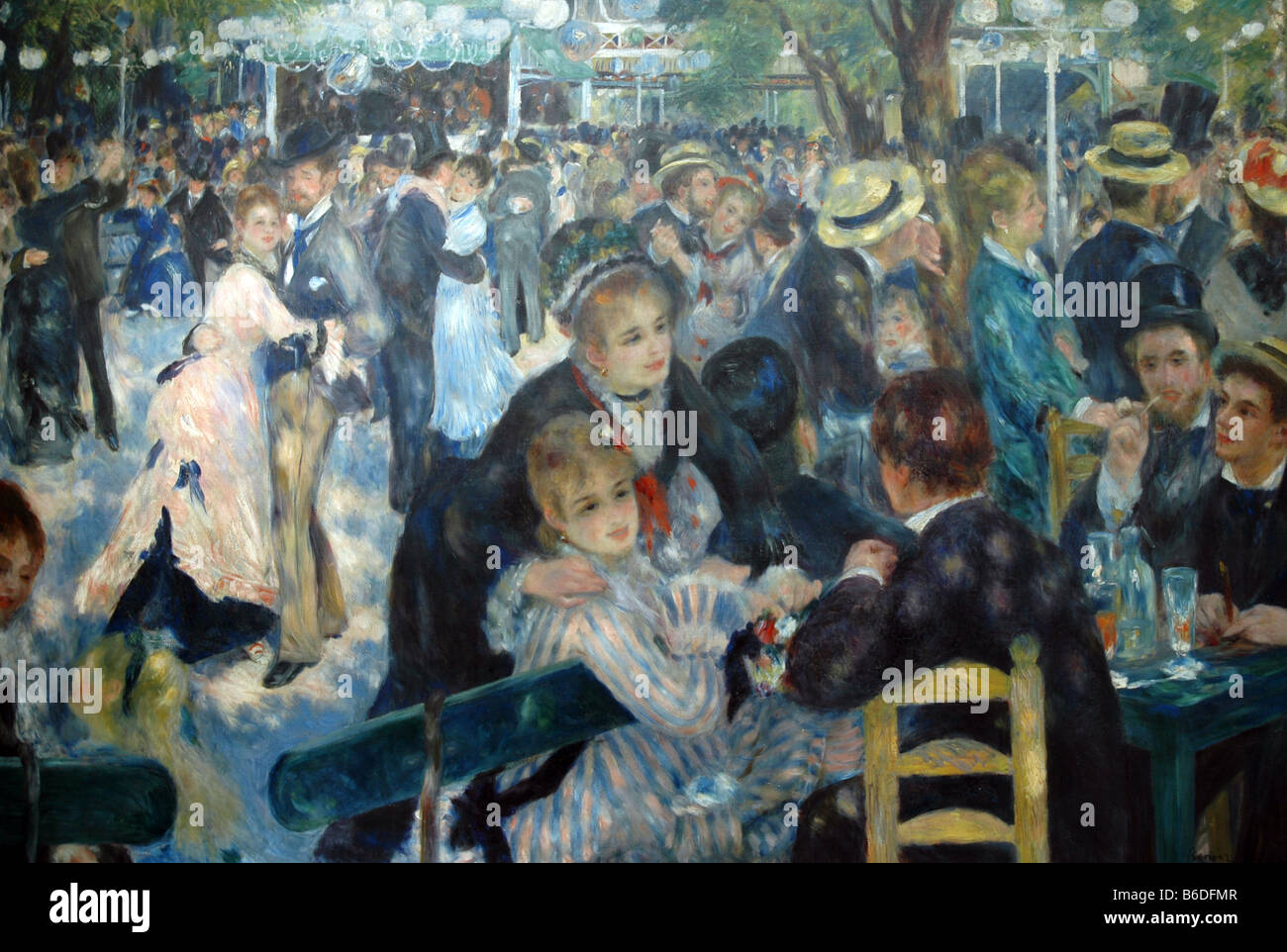 Renoir painting in Musee d'Orsay, Paris Stock Photo - Alamy