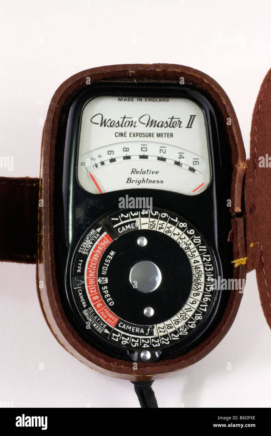The Weston Master 2 Cine exposure meter Stock Photo - Alamy