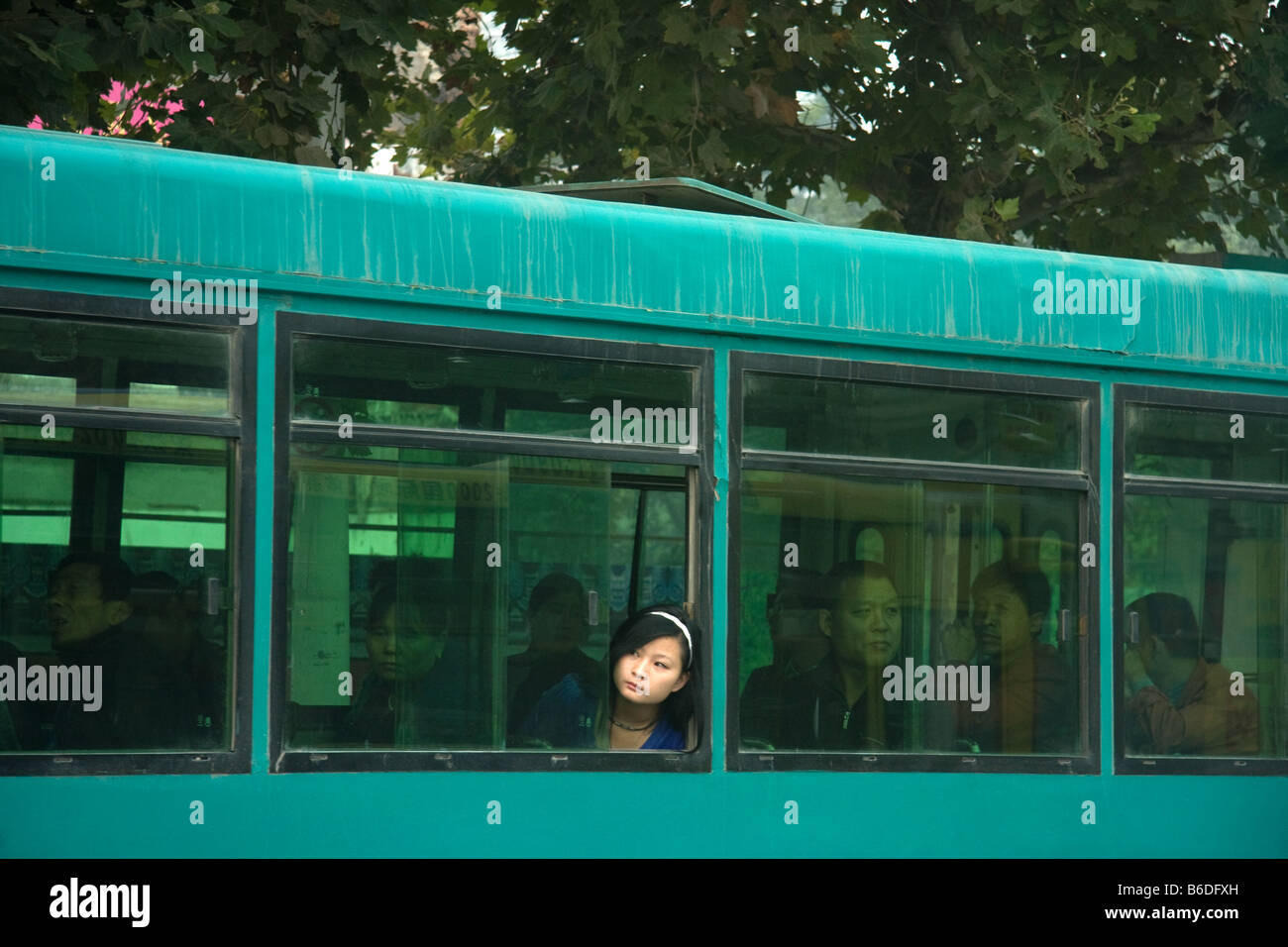 Bus passengers hi-res stock photography and images - Alamy