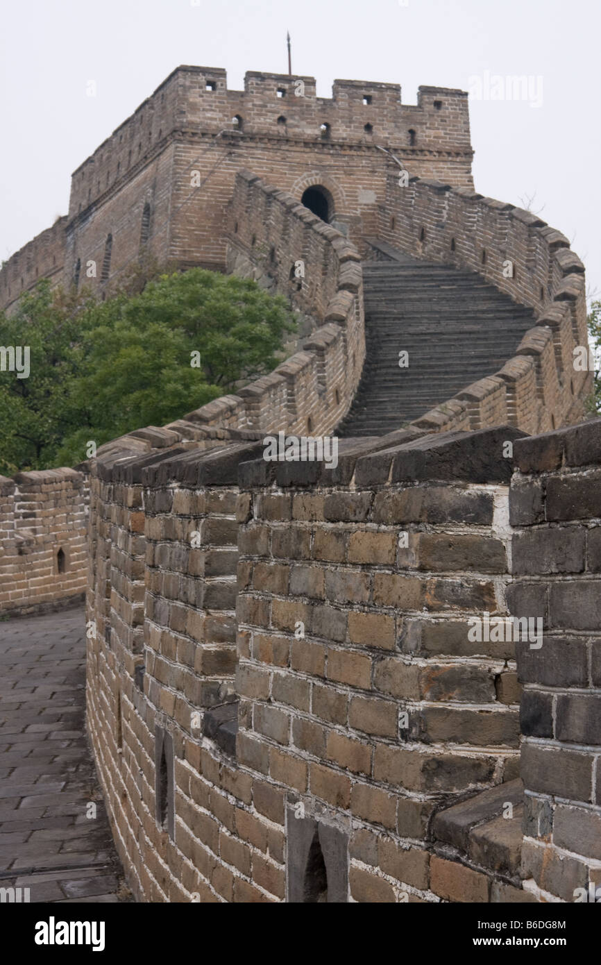 A guard post on the Great Wall near Beijing China Stock Photo - Alamy