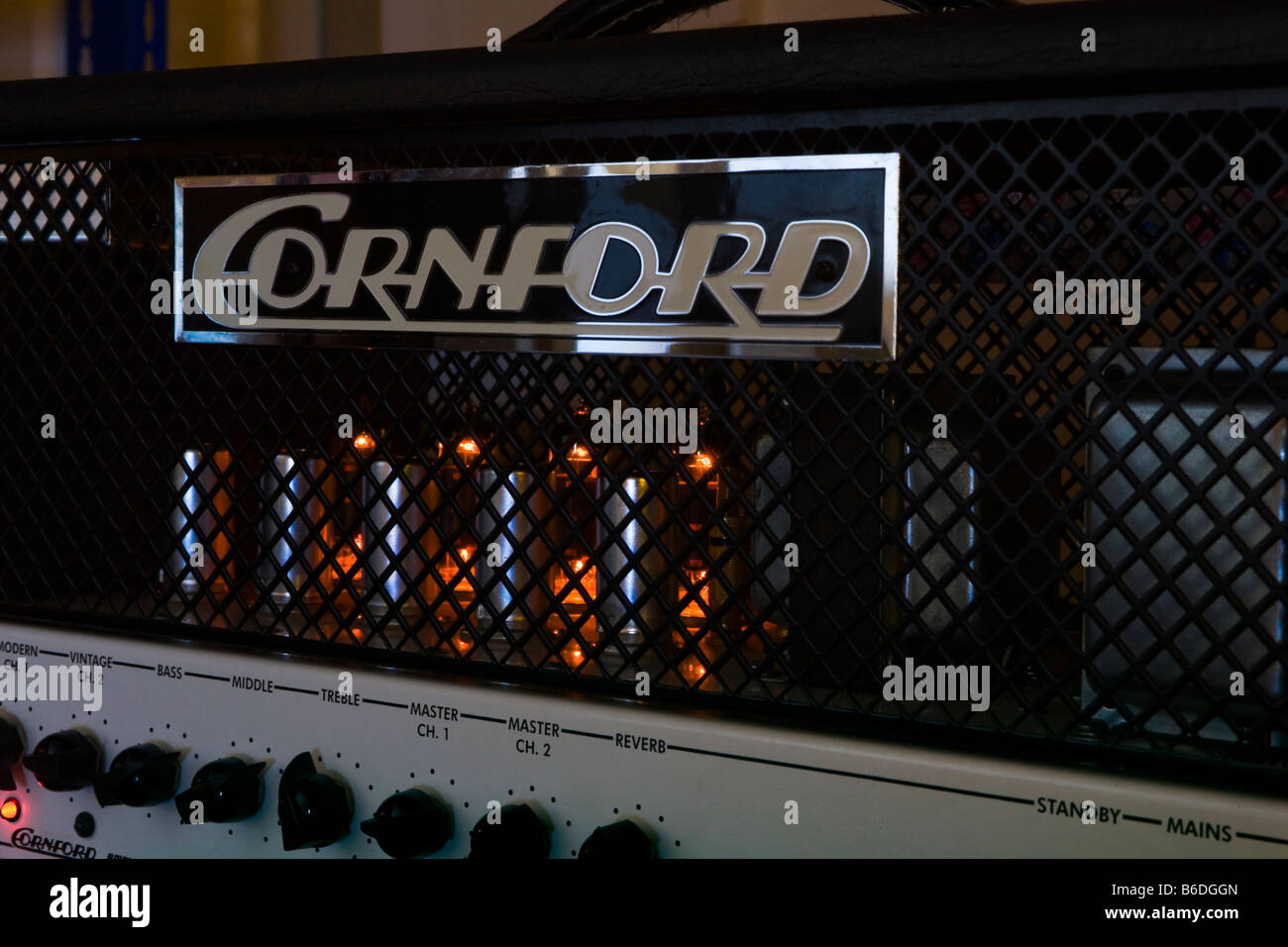Cornford valve amplifier Stock Photo - Alamy