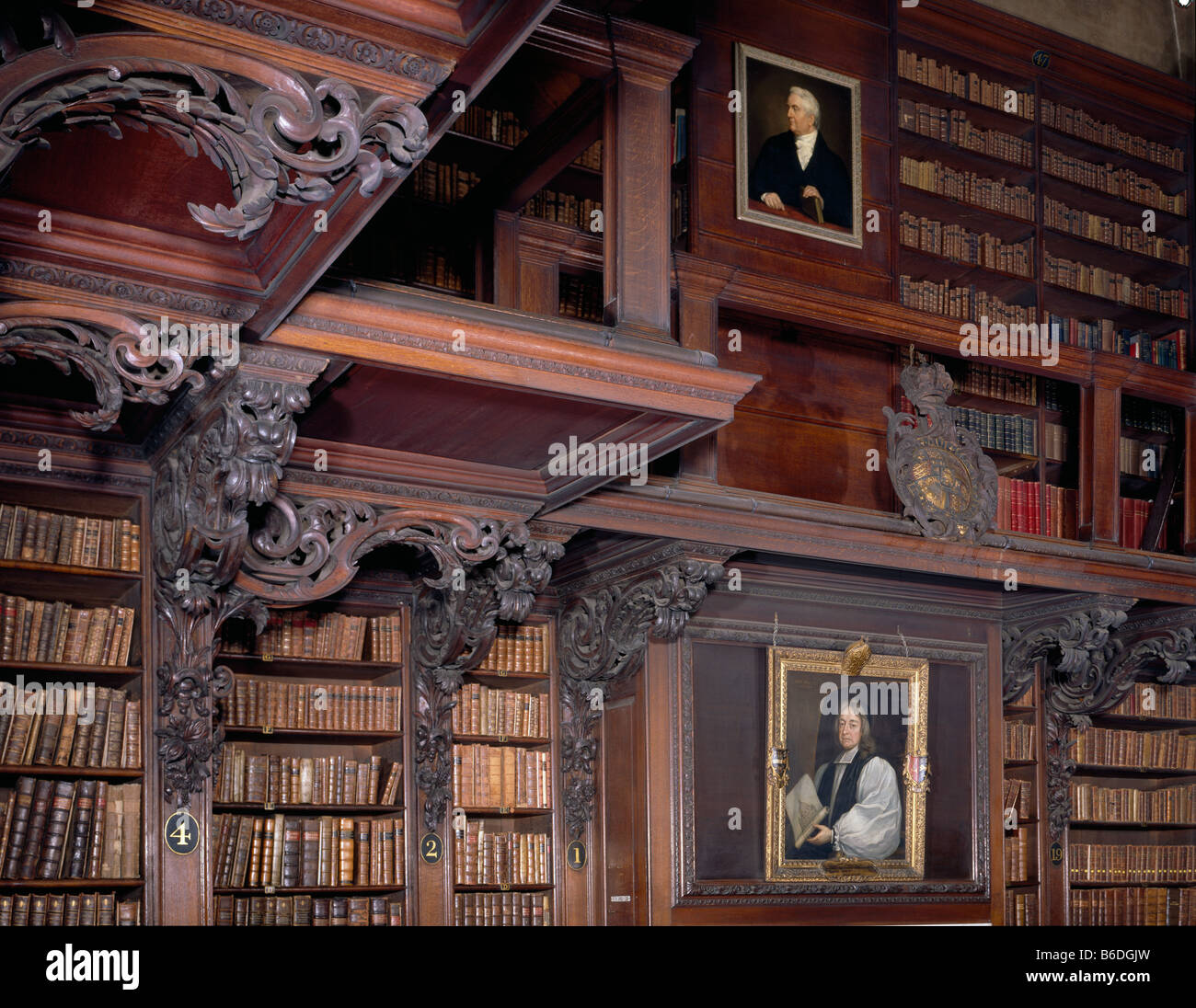 Library detail, St Paul's Cathedral Stock Photo - Alamy