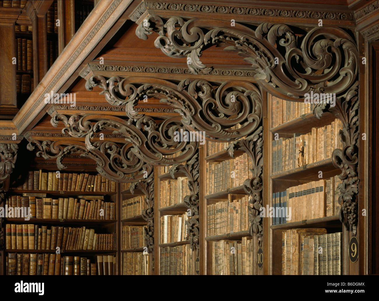 Library Detail, St Paul's Cathedral Stock Photo - Alamy