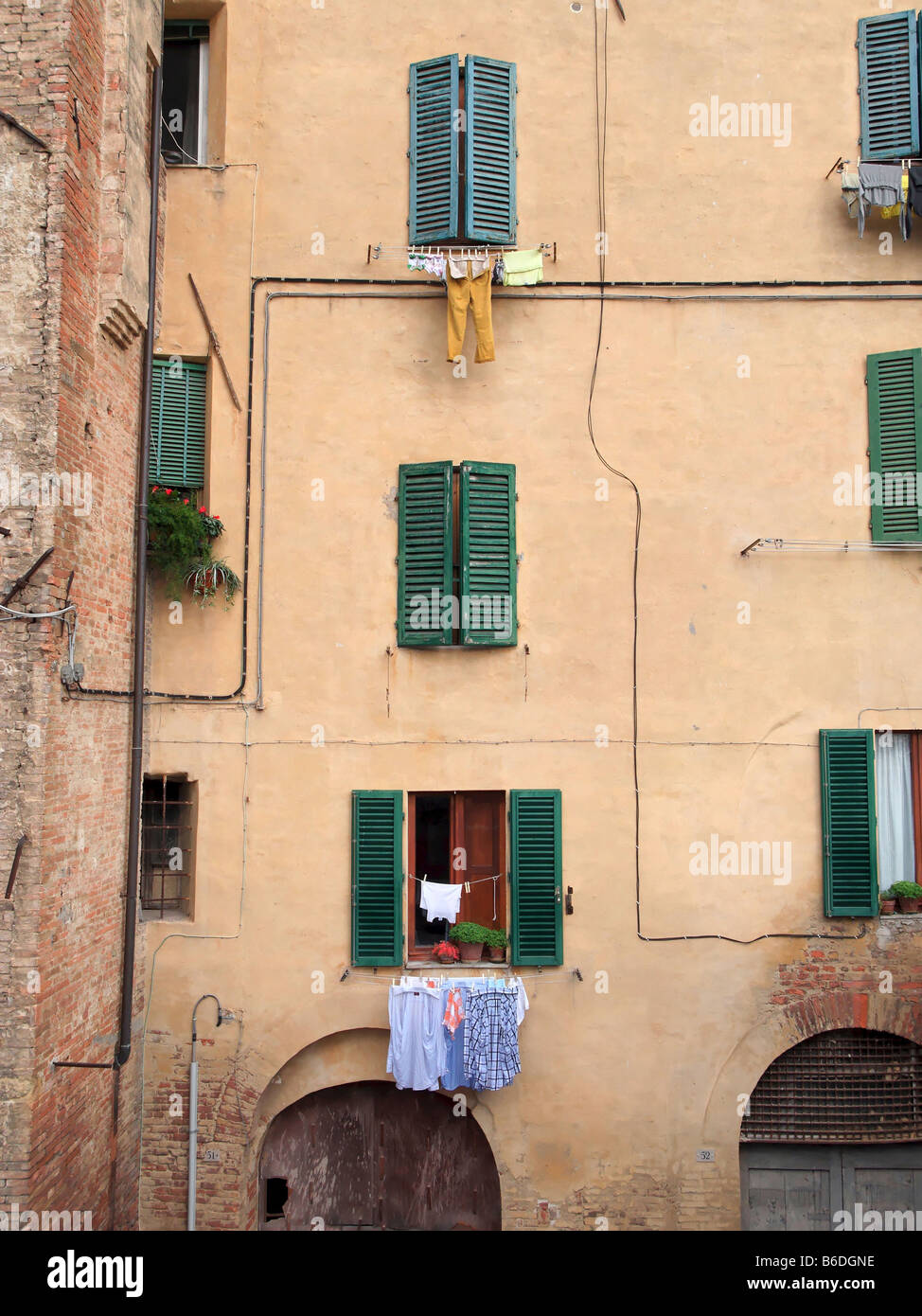 Window Architecture, Siena, Tuscany, Italy Stock Photo - Alamy
