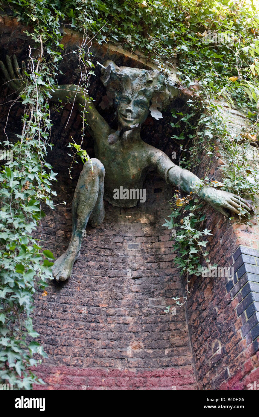Statue of Spriggan. Parkland Walk, Crouch End, London, England, UK ...