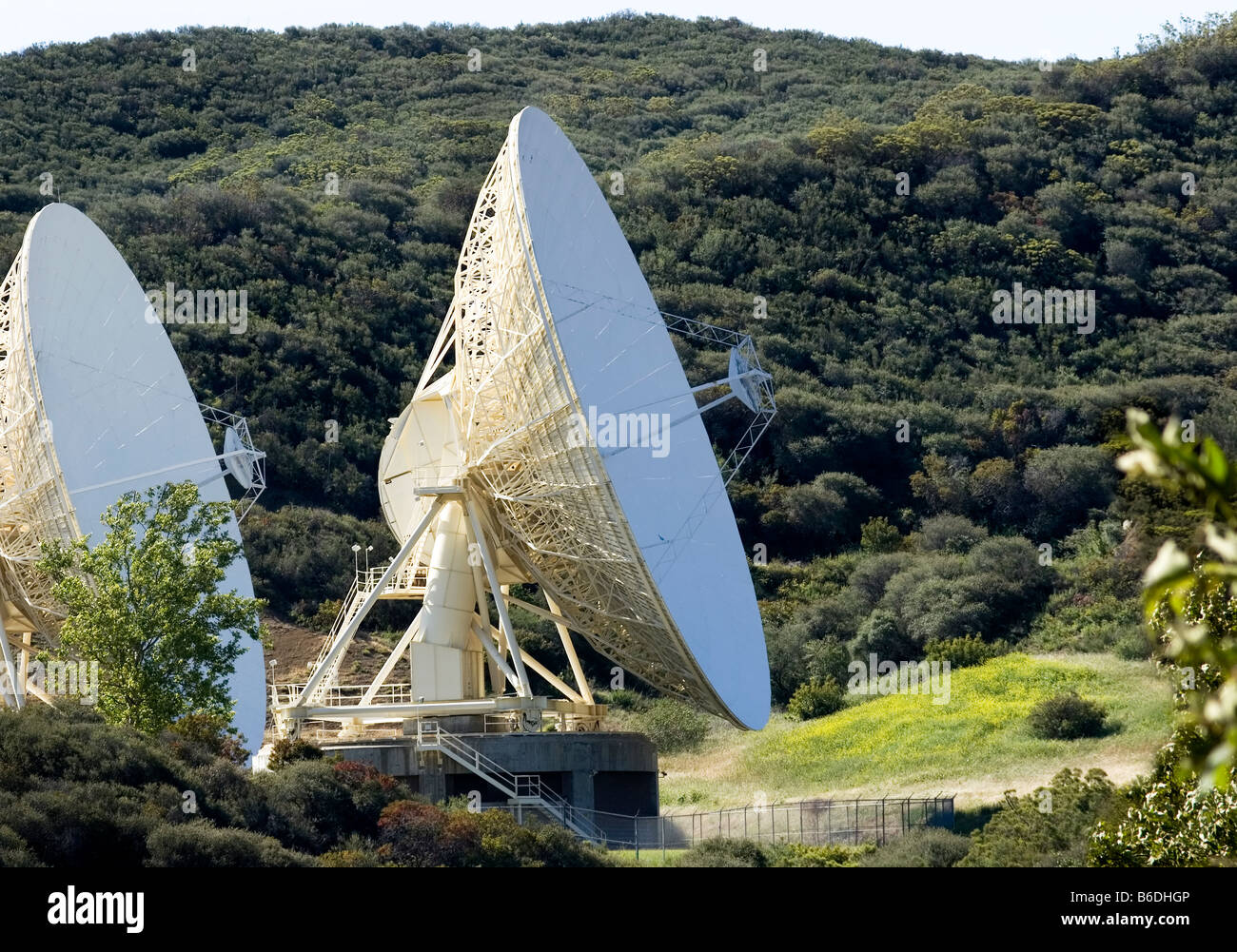 Large array telescopes in a secluded location Stock Photo - Alamy