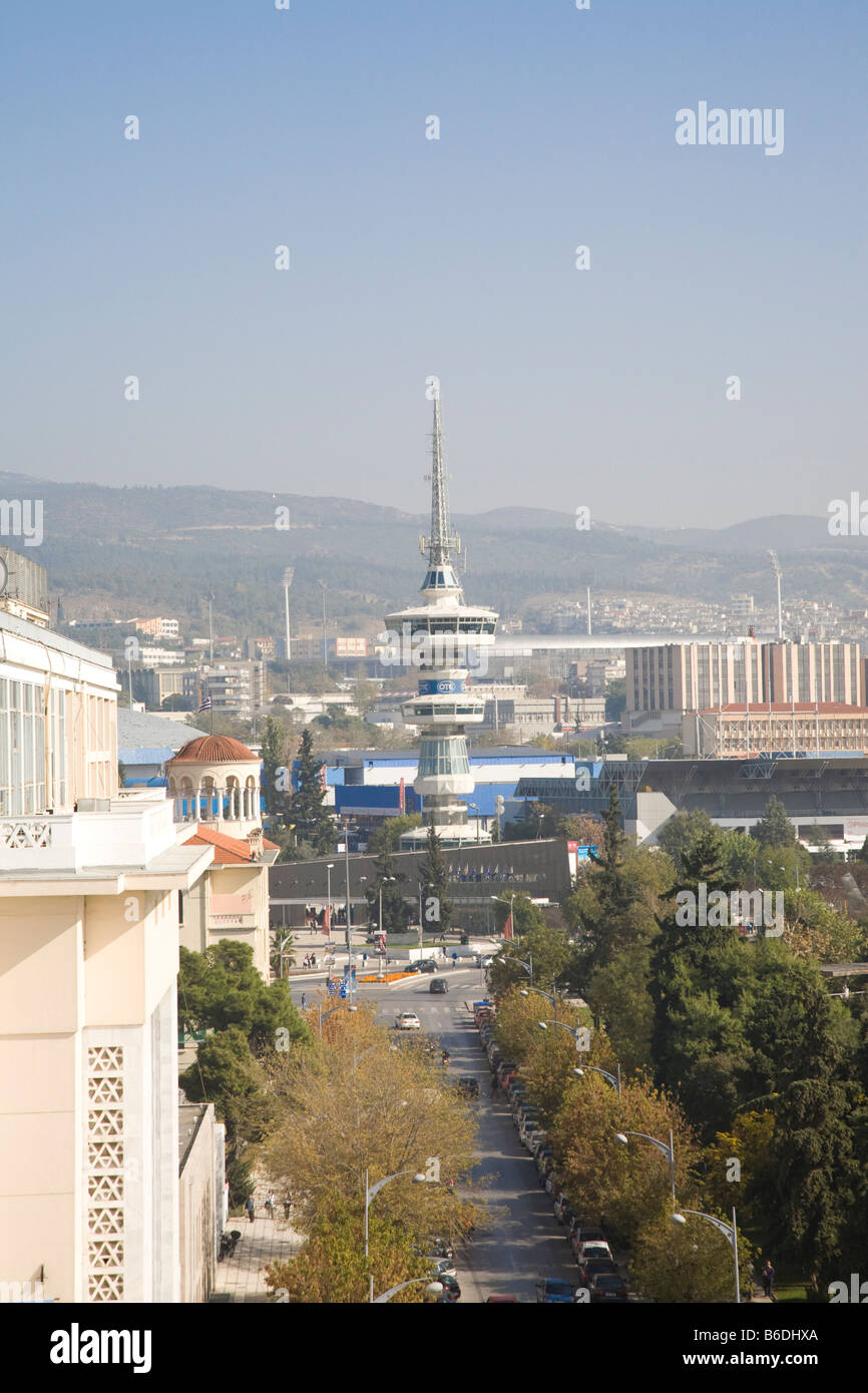 OTE Tower Thessaloniki Greece Stock Photo - Alamy
