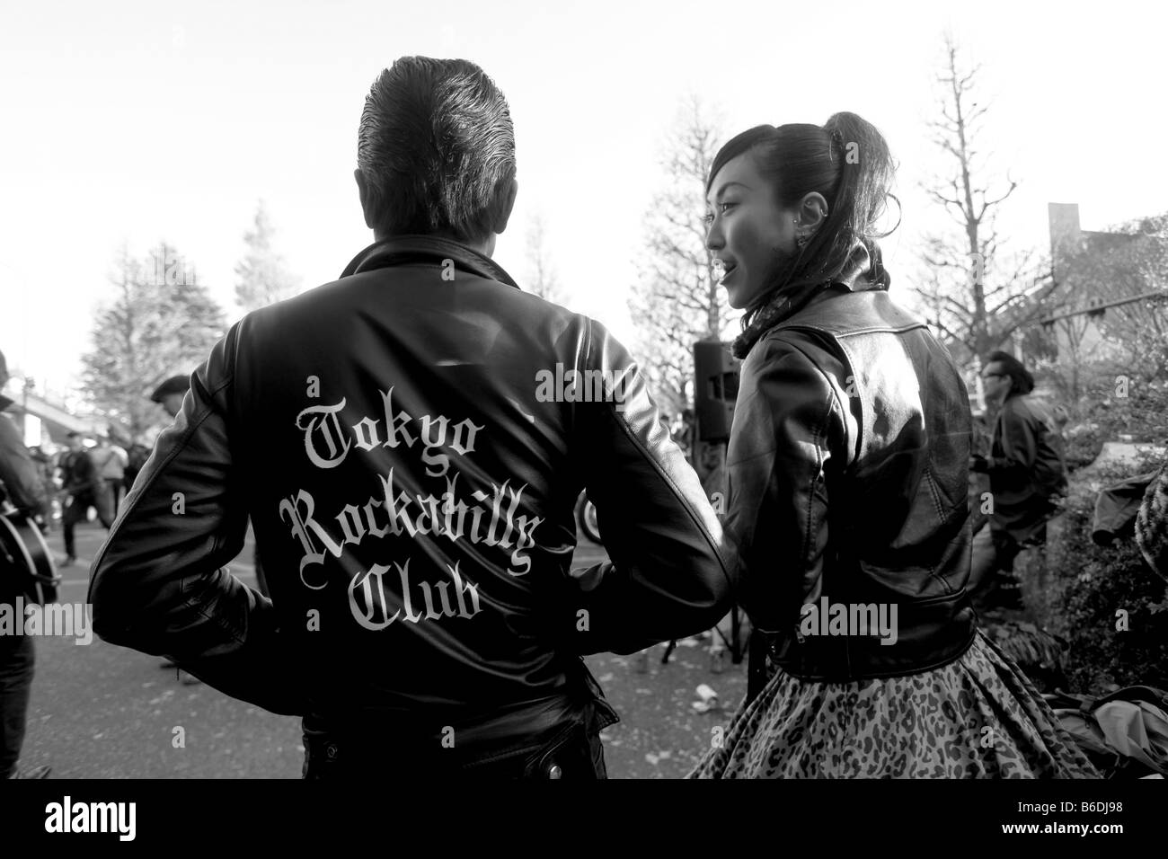 Rockabilly Dancers of Harajuku in Tokyo who dance to 1950 music outside ...