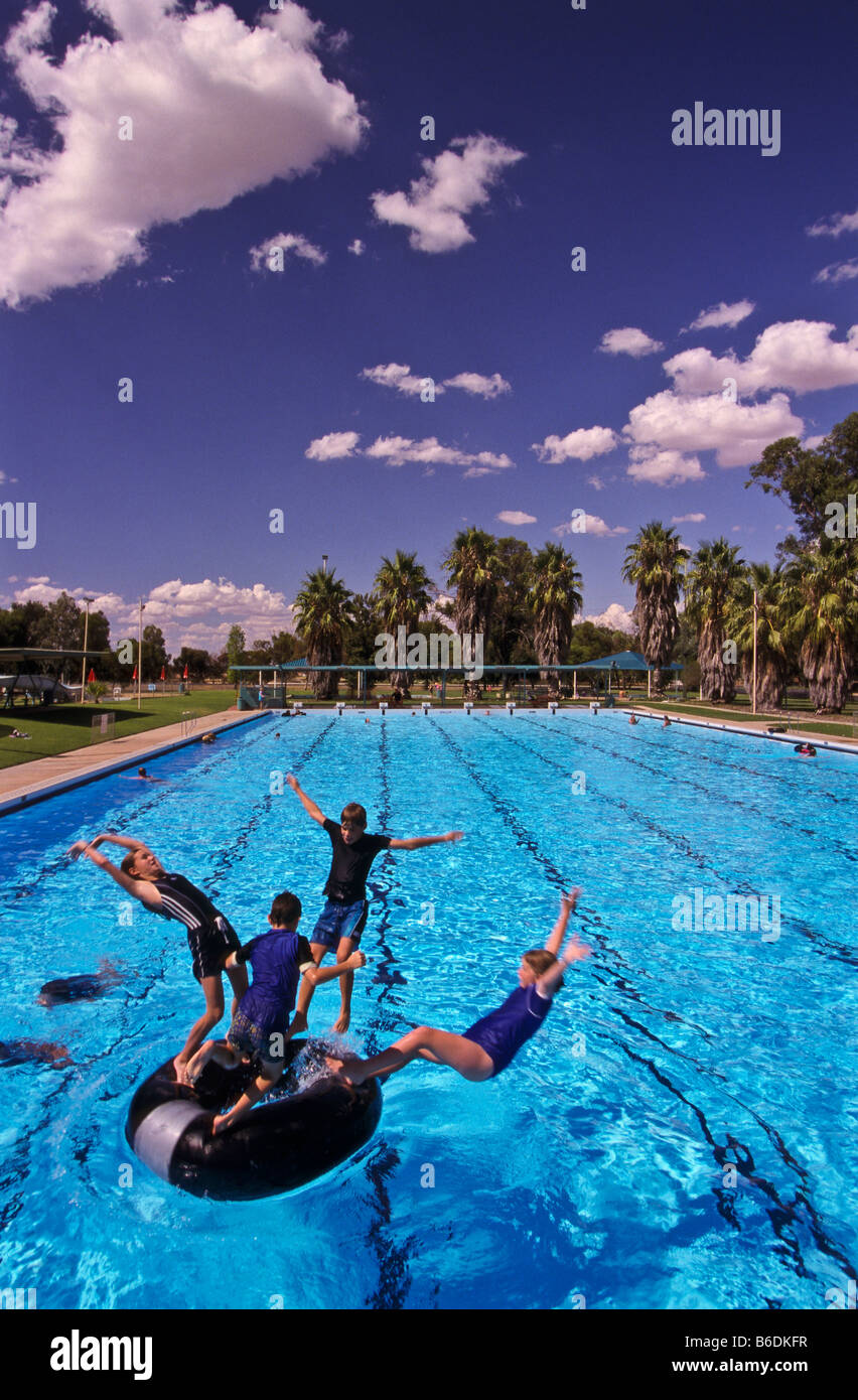 Community swimming pool, Australia Stock Photo - Alamy
