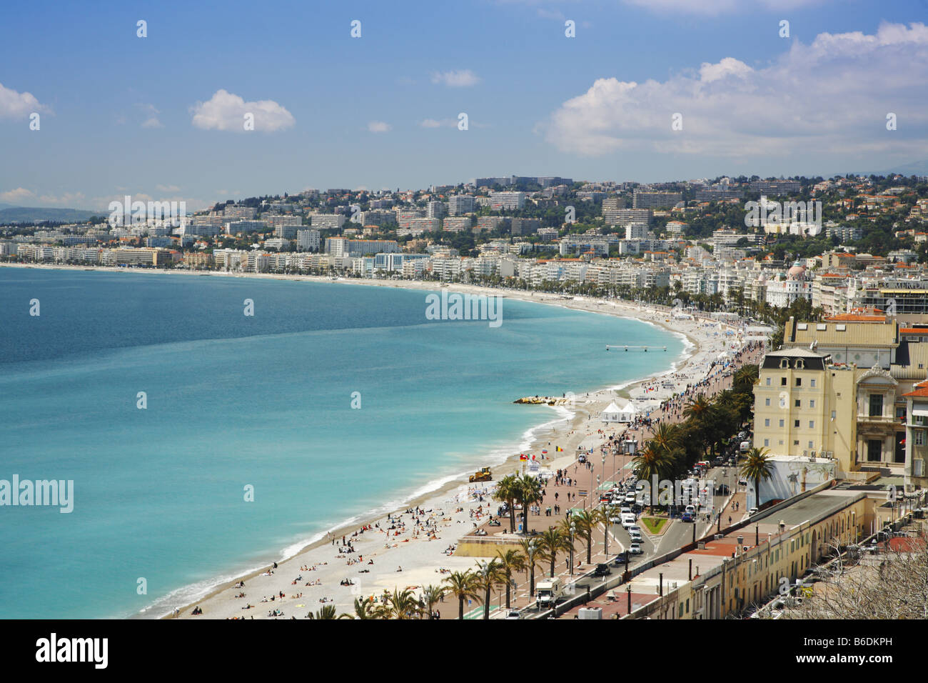 Nice riviera france from sea hi-res stock photography and images - Alamy