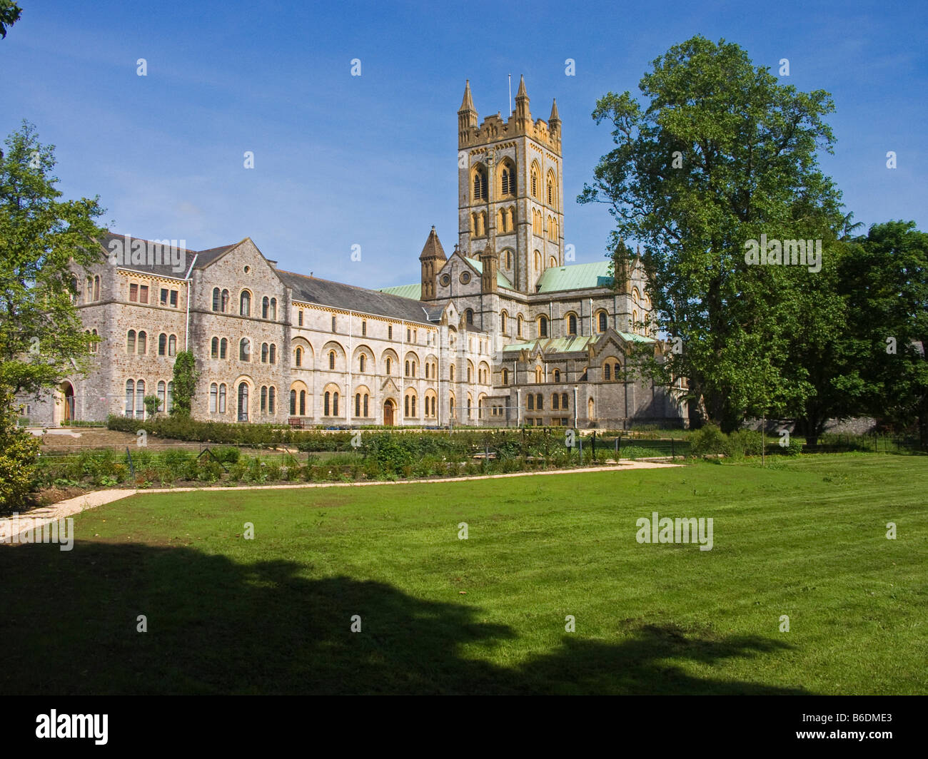 Benedictine monastery church of buckfast abbey hi-res stock photography ...