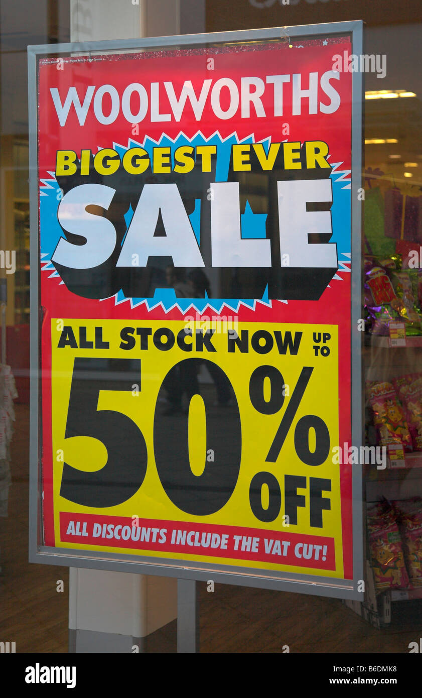 Woolworths shop sign hi-res stock photography and images - Alamy