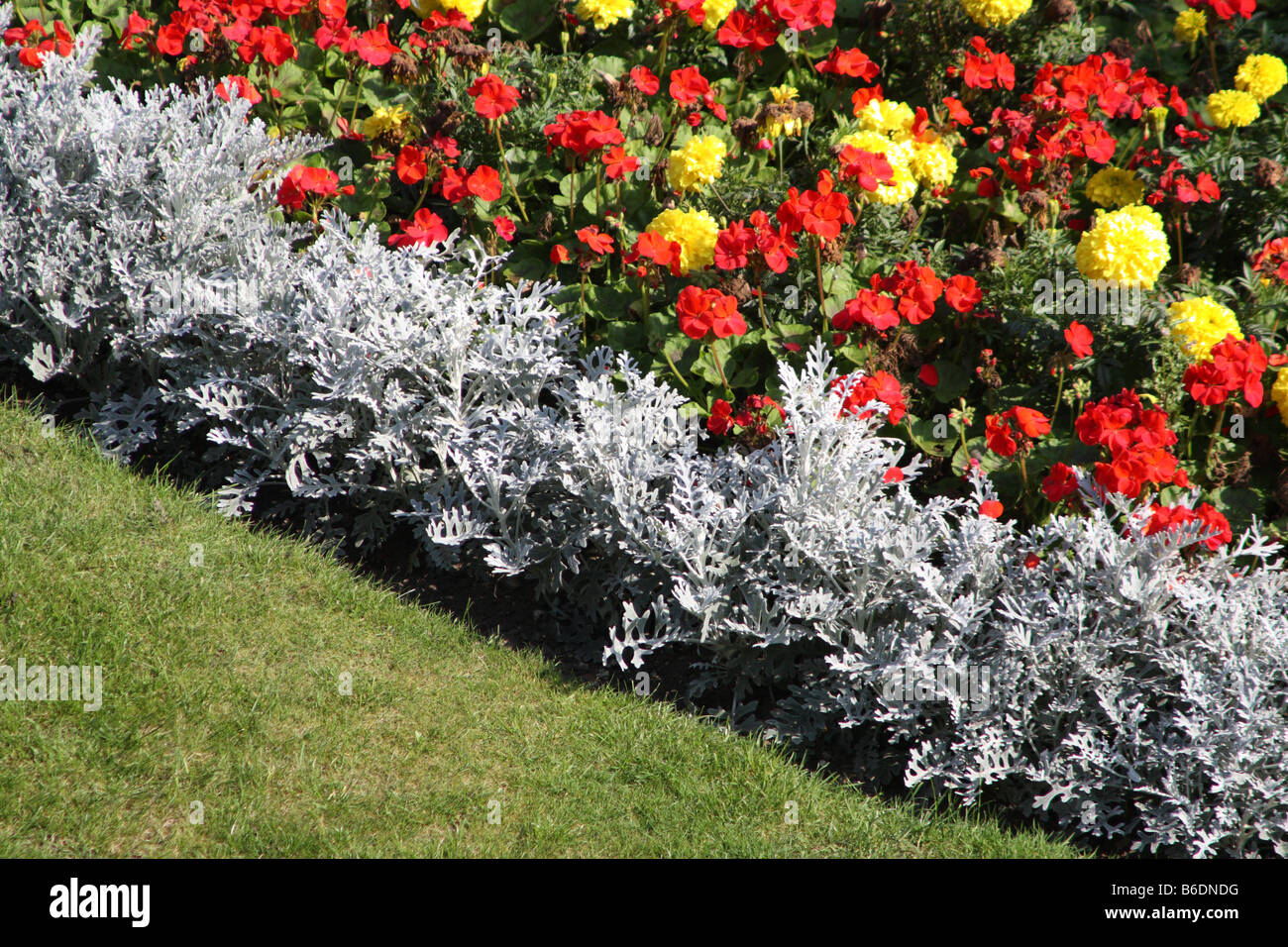 The Perfect Flower Border Stock Photo - Alamy