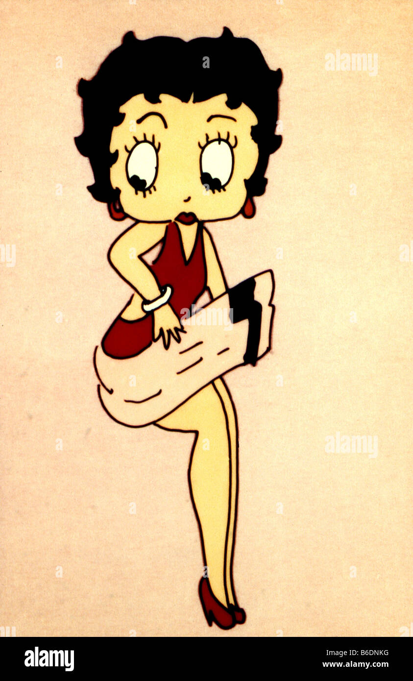 BETTY BOOP cartoon character produced by Max Fleischer Stock Photo - Alamy