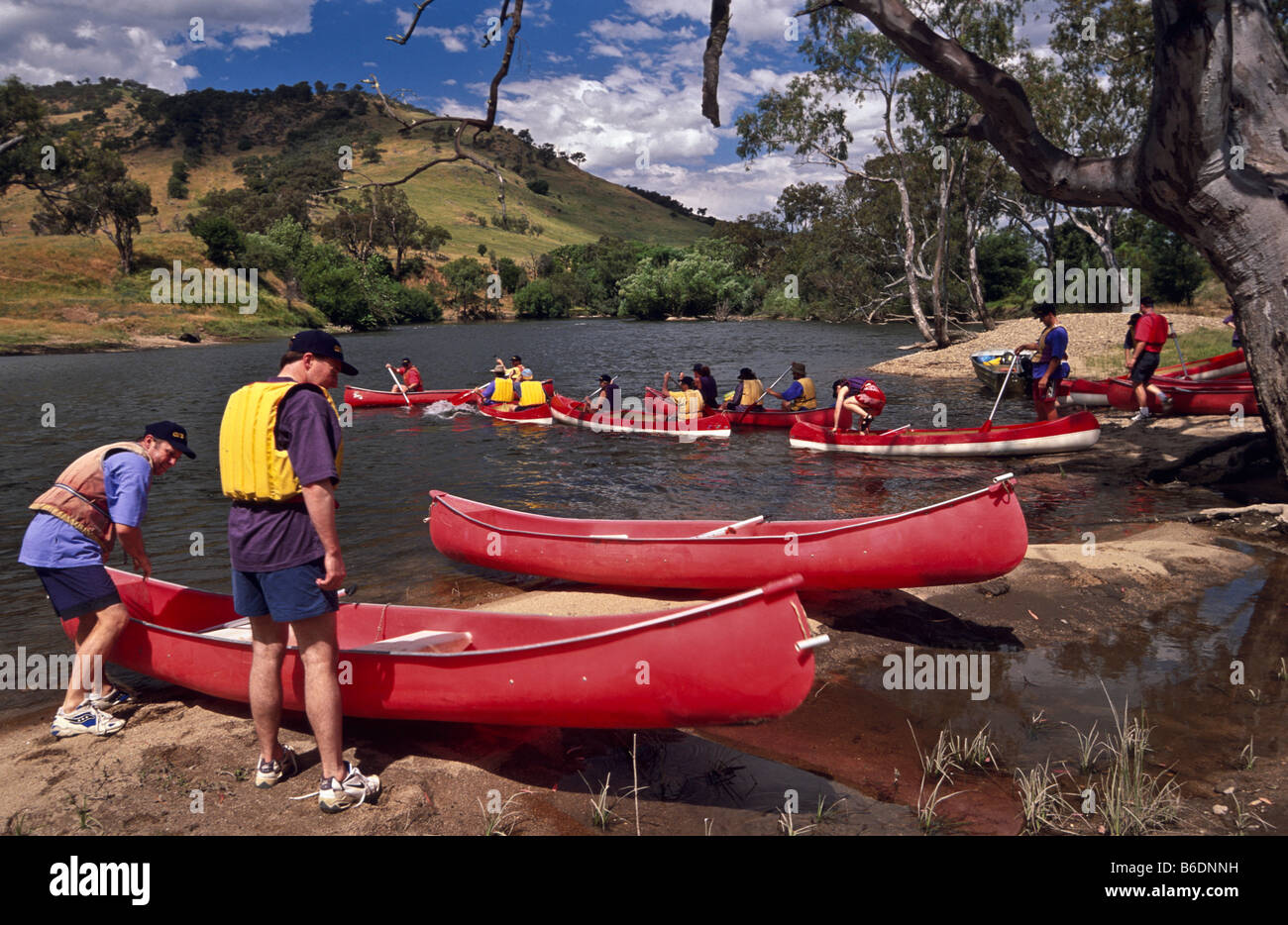 Australia canoeing river canoe hi-res stock photography and images - Alamy