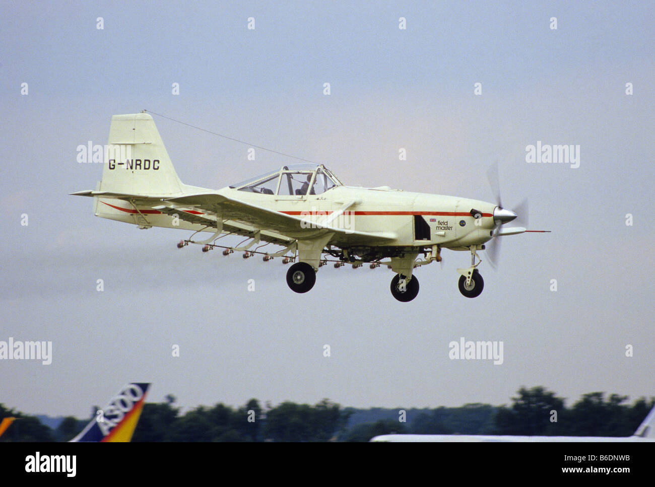 NAC Fieldmaster Agricultural Aircraft at Farnborough Air Show 1986 ...