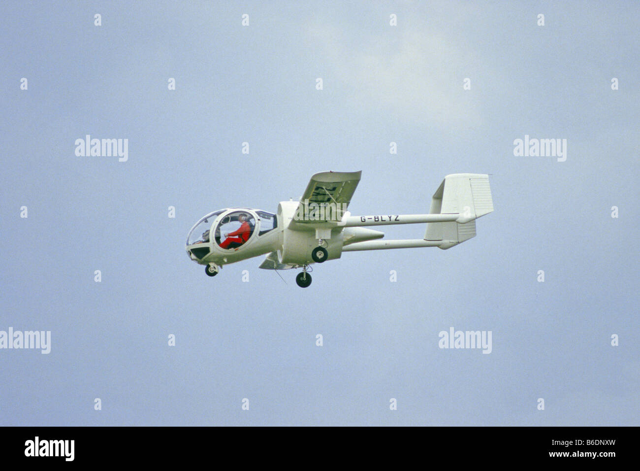 Edgley EA-7 Optica Light Aircraft at Farnborough Air Show 1986 Stock ...