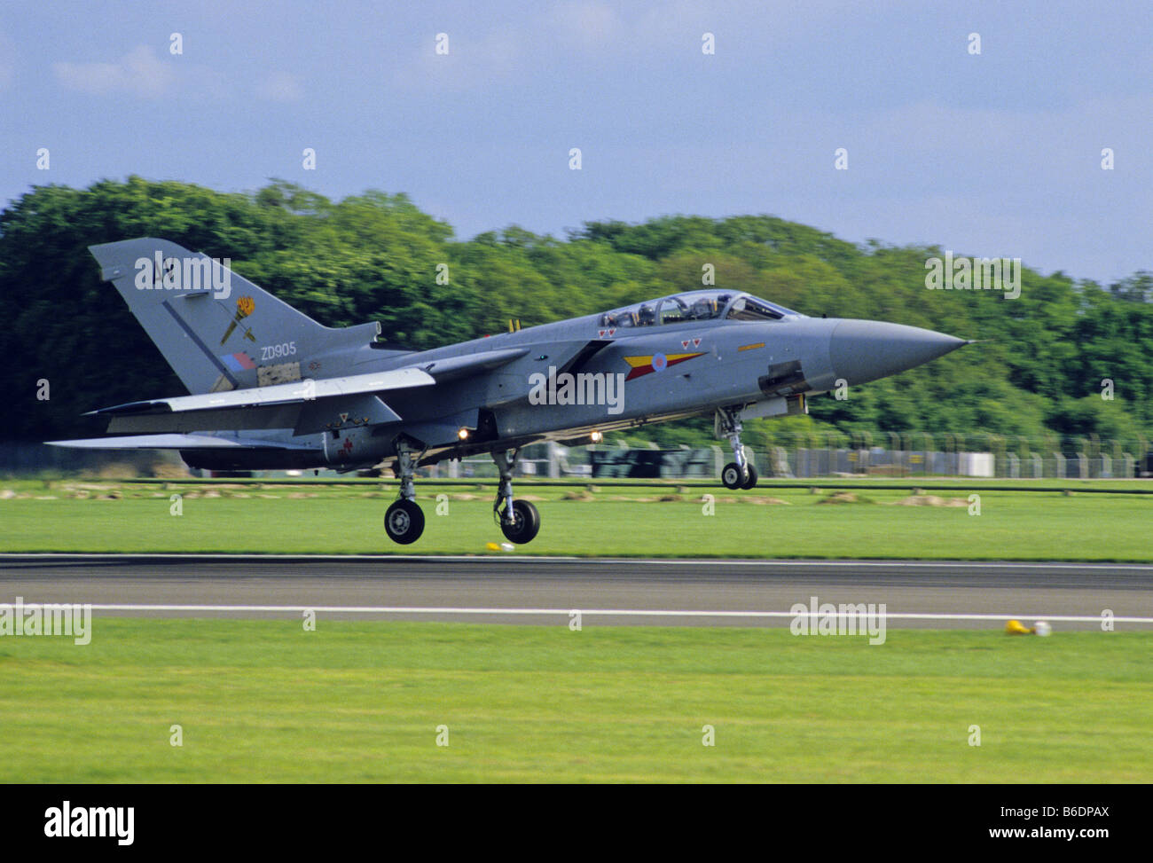 Panavia Tornado F2 is to Land at Mildenhall Airfield England Stock ...