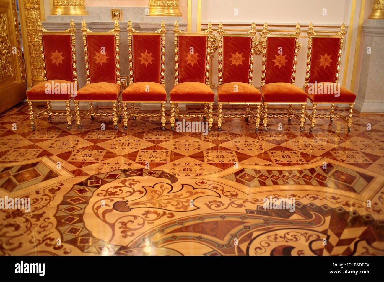 Interior of the Alexandrovskiy (St. Alexander's) Hall, The Grand ...