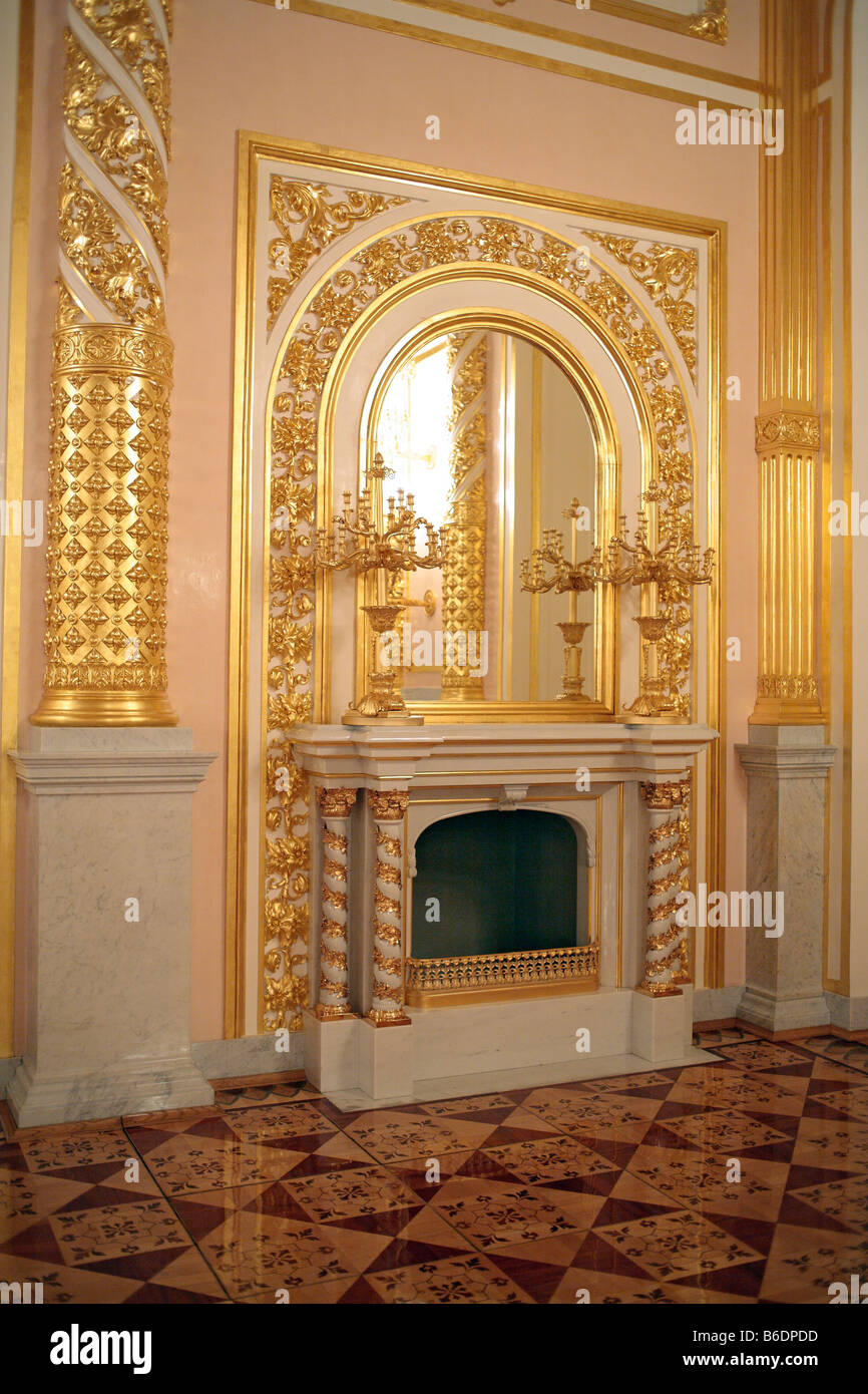 Interior of the Alexandrovskiy (St. Alexander's) Hall, The Grand ...