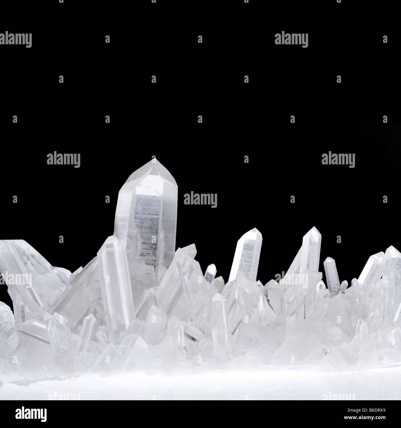 Quartz crystals. Chemically silicon dioxide, quartz is one of the most ...