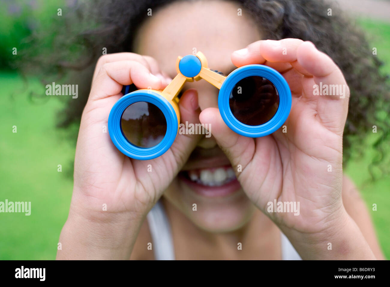 Black kid binoculars hi-res stock photography and images - Alamy