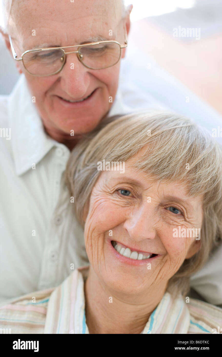 Loving couple in spectacles hi-res stock photography and images - Alamy