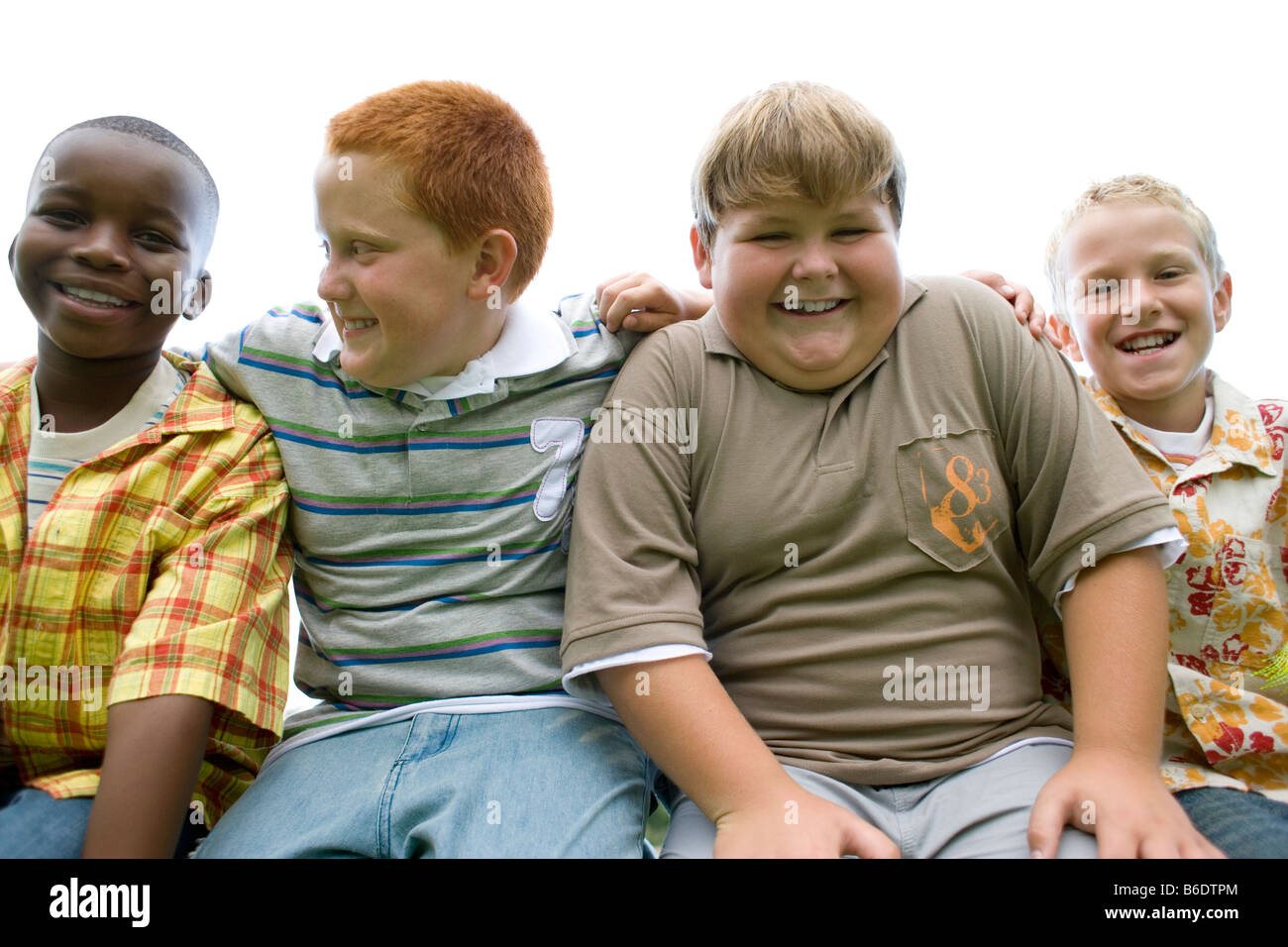 Group Of Fat Kids