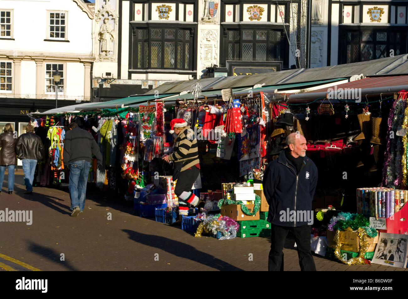 Market Stalls at The Market Place Kingston Upon Thames Surrey Stock ...