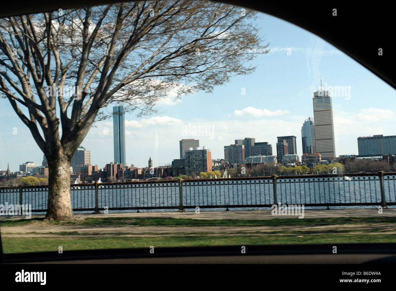 Urban Scene of the Boston Massachusetts USA Skyline as Seen from ...
