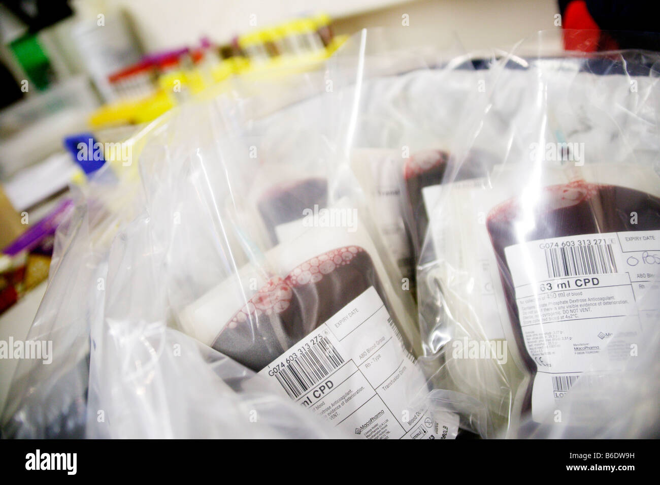 Plastic blood collection tubes hi-res stock photography and images - Alamy