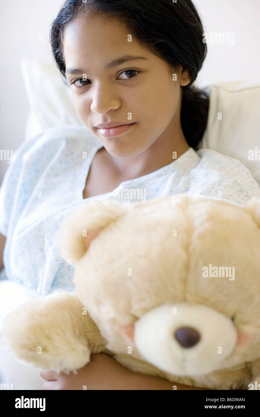 Teenager cuddling bed hi-res stock photography and images - Alamy